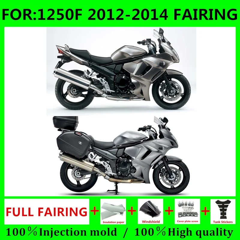 NEW ABS Motorcycle Full fairing kit FIT for 1250F 1250 F 2012 2013 2014 ...