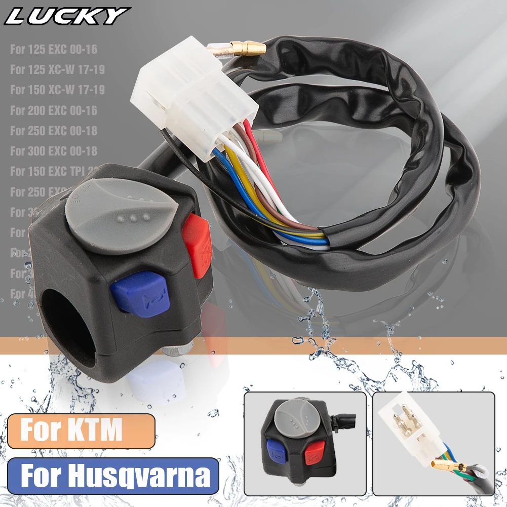 Motorcycle-Electric-Flameout-Starter-Stop-Horn-Kill-Switch-Three ...