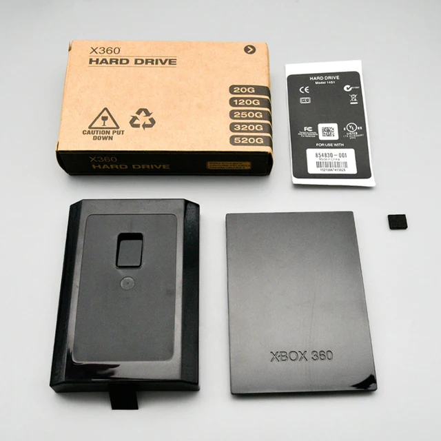 Black Xbox 360 Slim Hard Drive