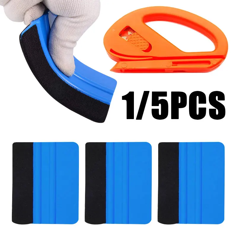 1-5Pcs-Car-Stickers-Film-Install-Squeegee-Vinyl-Carbon-Fiber-Scraper ...