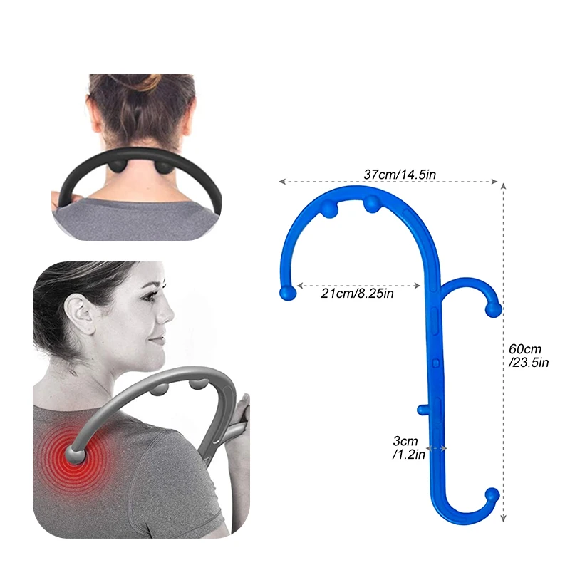 1pcs Back, Neck and Foot Neck Massager for Trigger Point Fibromyalgia ...