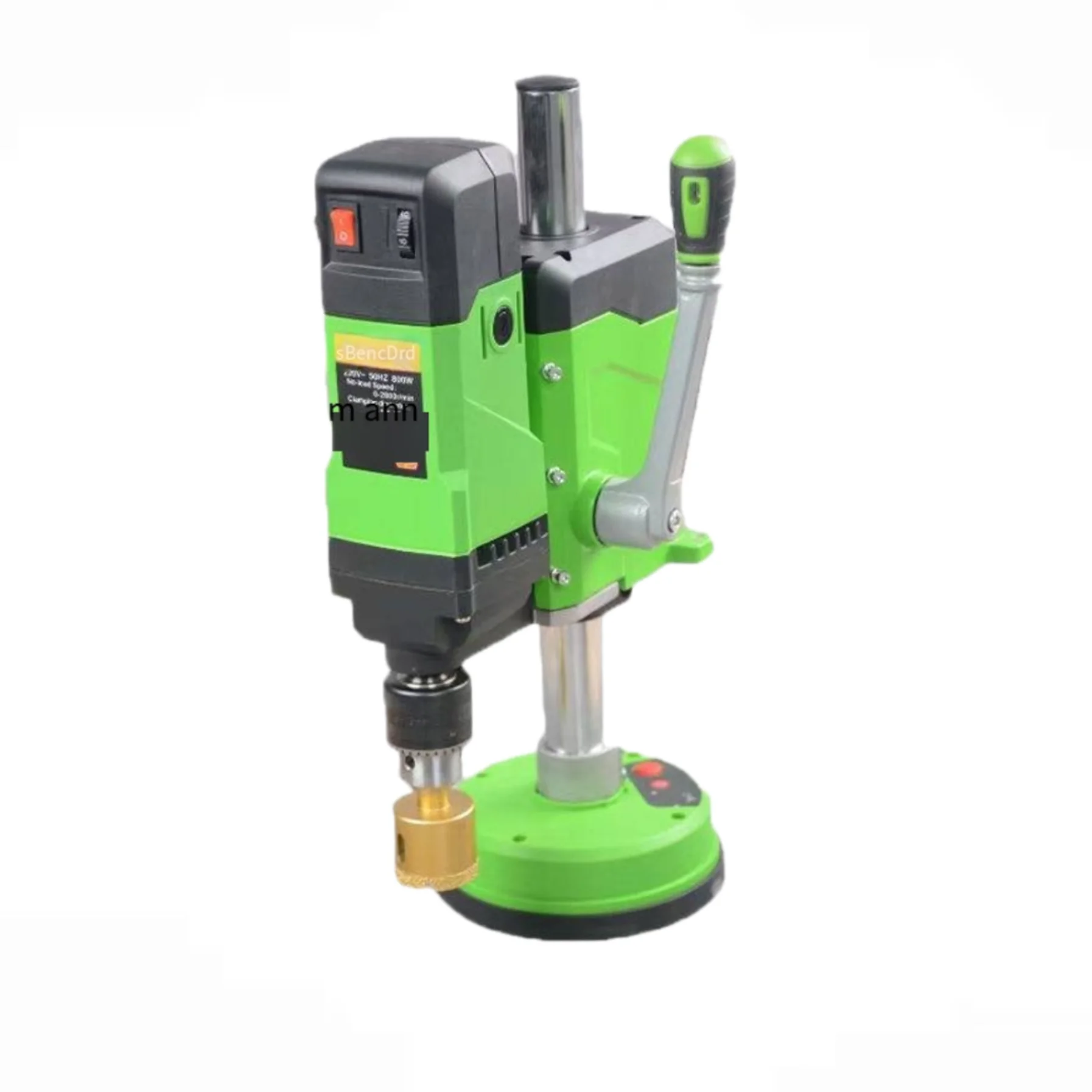 Small Fixed Electric Hole Drilling Machine Desktop Suction Cup Water ...
