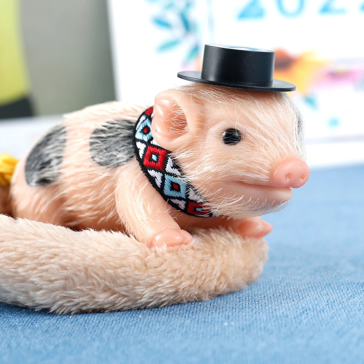 6In-Silicone-Pig-Doll-Toy-Mini-Soft-Lifelike-Silicone-Pig-Doll-Cute ...