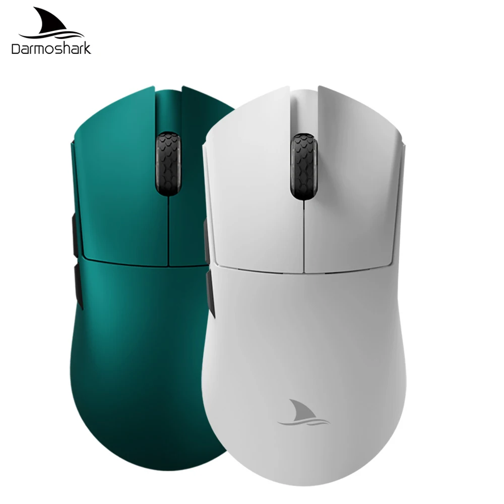 Darmoshark Gaming Mouse Wireless Wired Double 8K PAW3395 Sensor 26K DPI ...