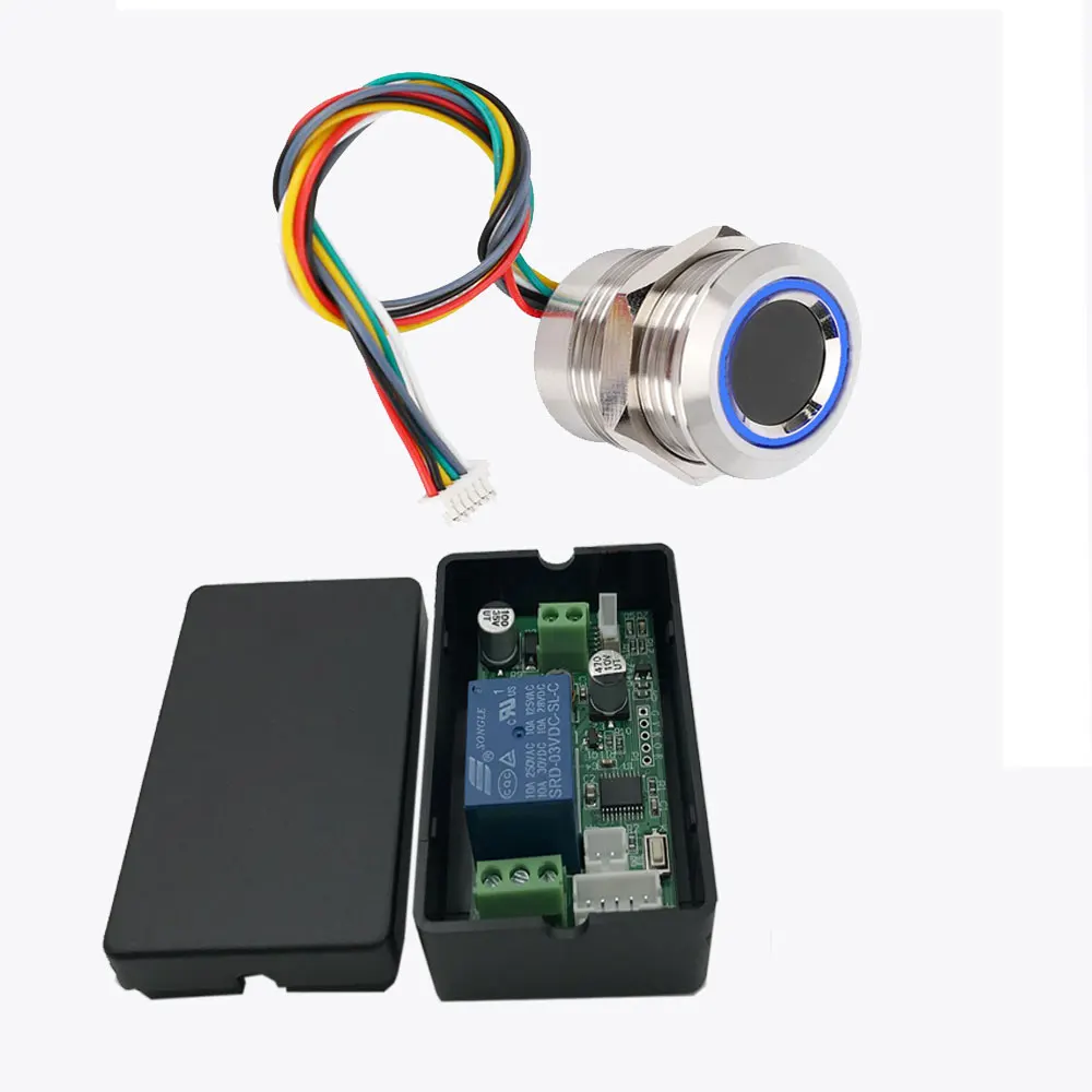 Fingerprint-recognition-relay-module-fingerprint-access-control-board ...