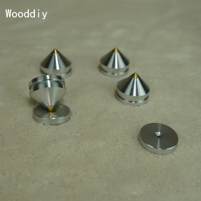8 Sets Wooddiy Audio Speaker Spikes Speaker Feet Foot Nails Pads DIY ...