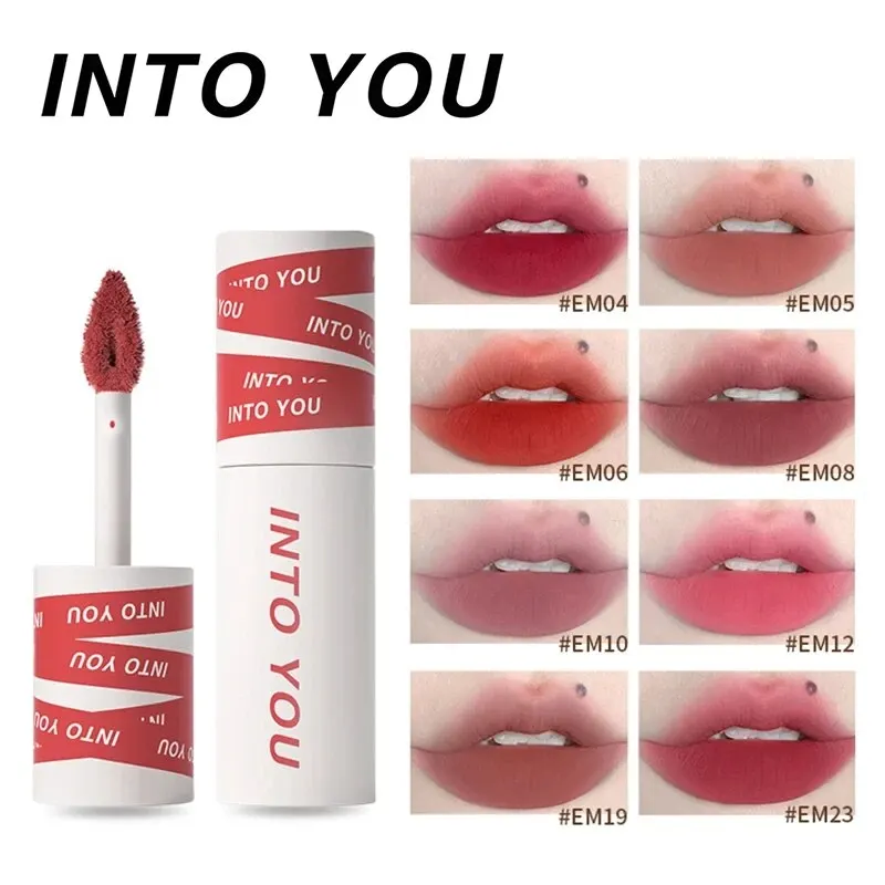 INTO-YOU-Lip-Gloss-Women-Makeup-Matte-Velvet-Lipstick-Waterproof-Long ...