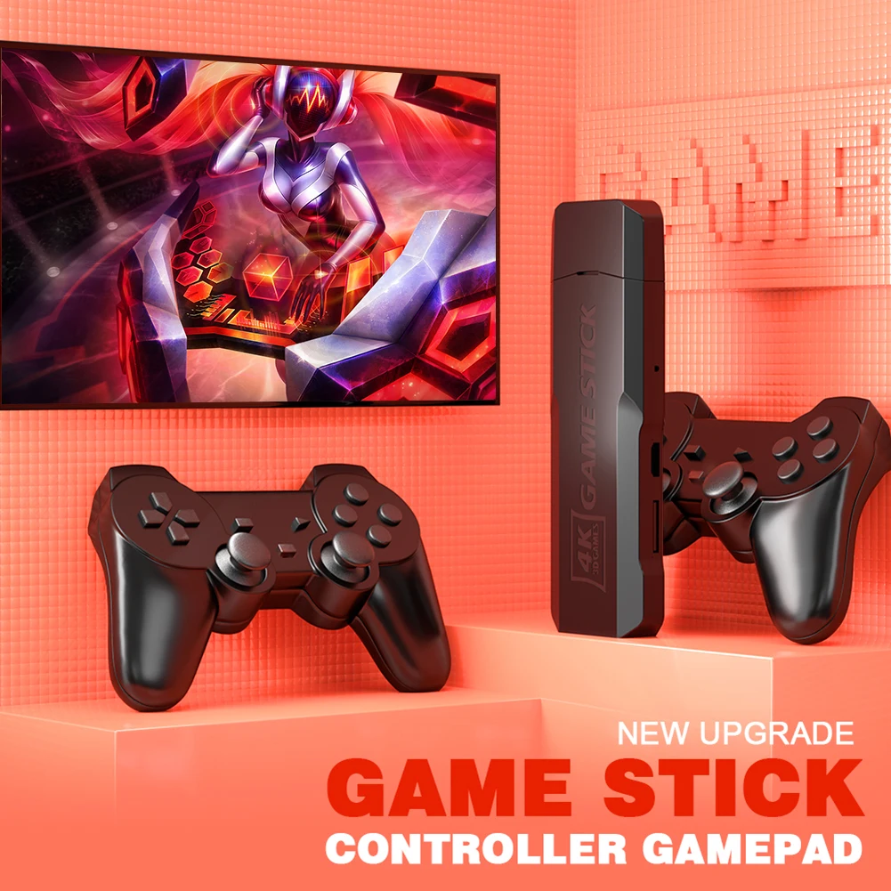 2pcs 64g - Double manette sans fil GD10, Consoles de jeux vidéo rétro ...