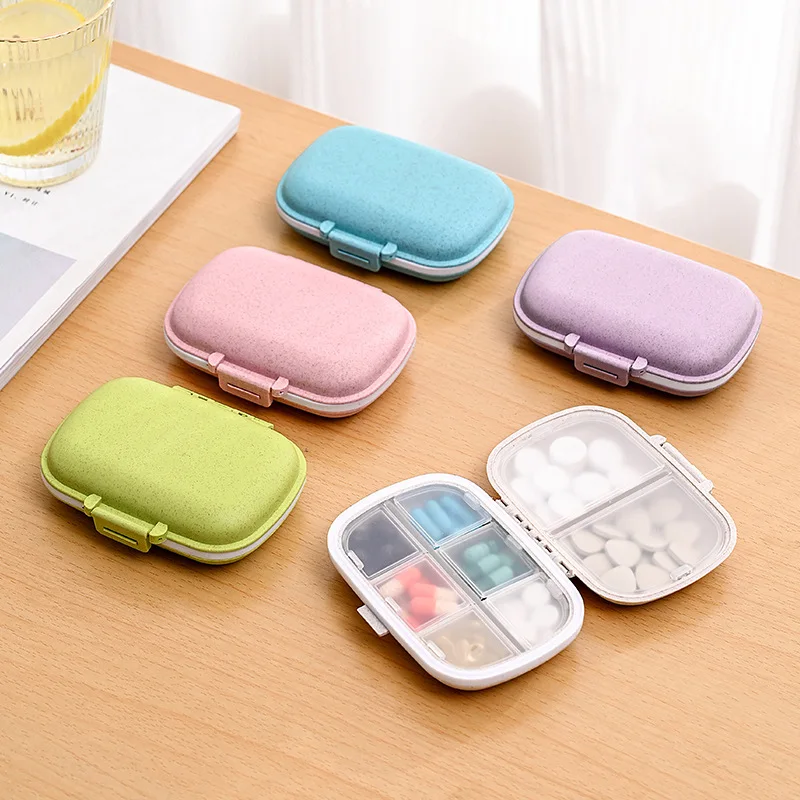 Portable 8-cell Sealed Medicine Box Moisture-proof One Week Pill Box ...