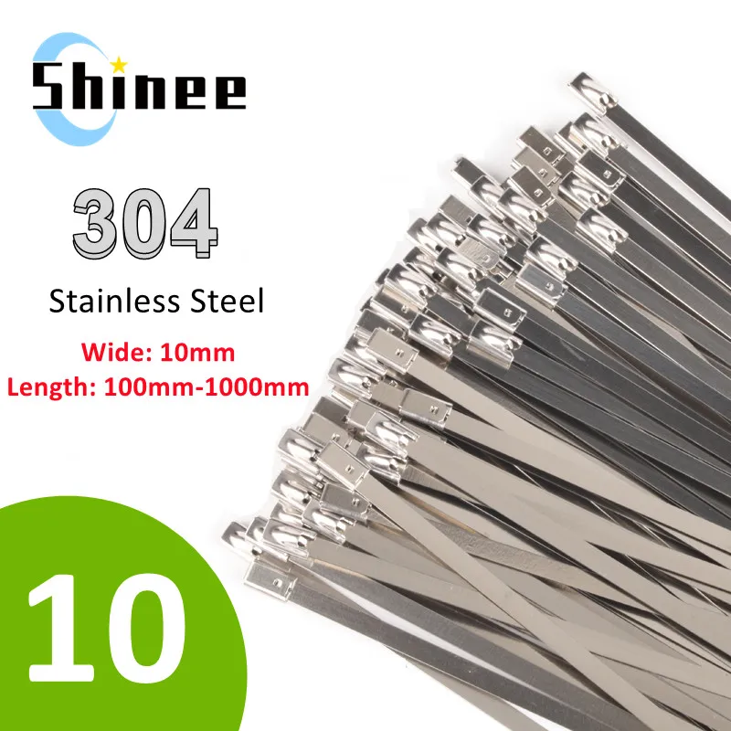 10 20 50 100 200 Pcs 10mm 0.39 inch 304 Stainless steel cable twist tie ...