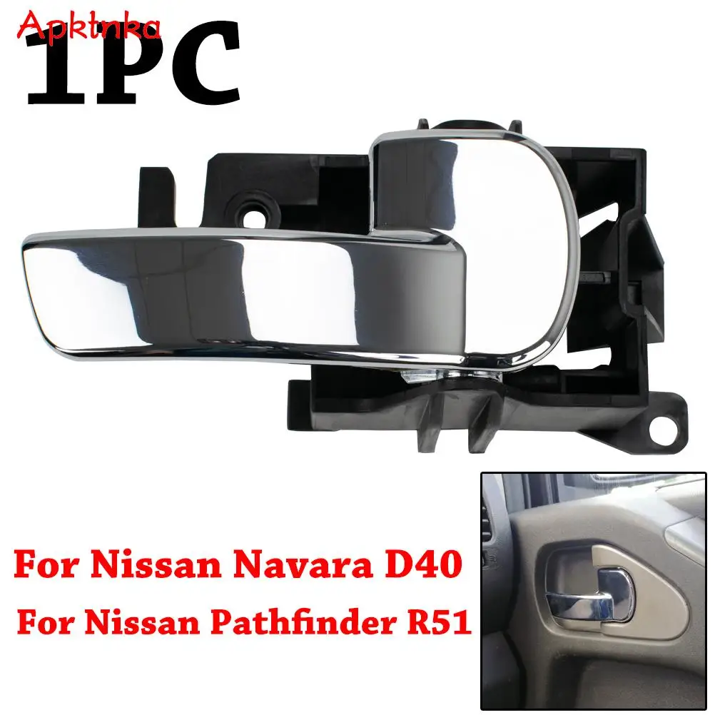 APKTNKA Inner Door Handle Left Or Right For Nissan Navara D40 ...