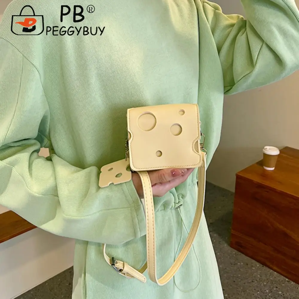 Fashion-Mini-Women-Crossbody-Bags-Cheese-Shaped-Crossbody-Handbags ...