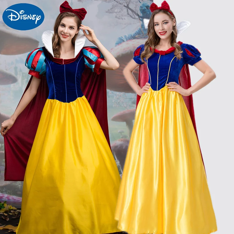 Disney-Snow-White-Cosplay-Costume-Adult-Halloween-Dress-Princess-Fairy ...
