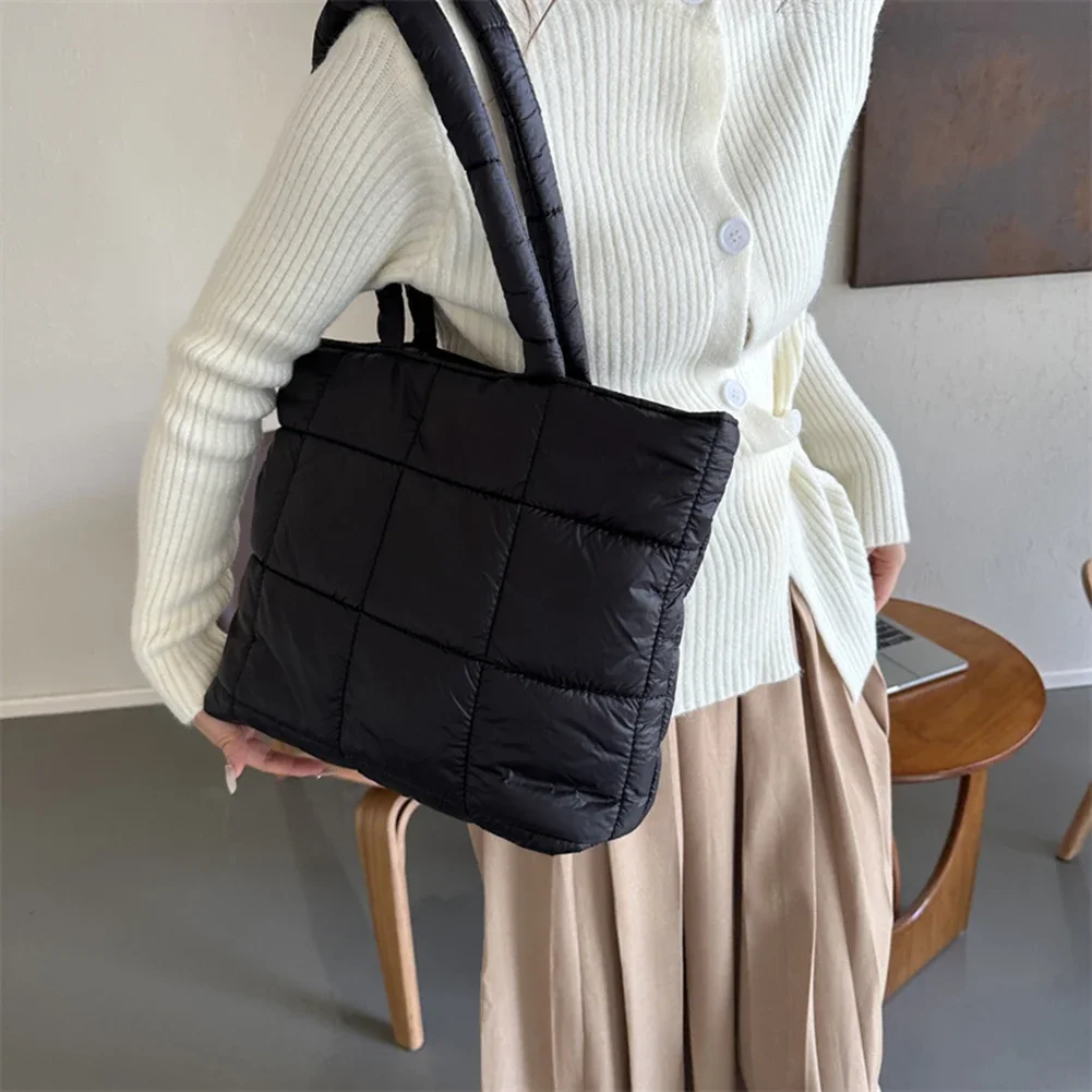 Puffer-Tote-Bag-for-Women-Cotton-Padded-Shoulder-Bag-Large-Capacity ...