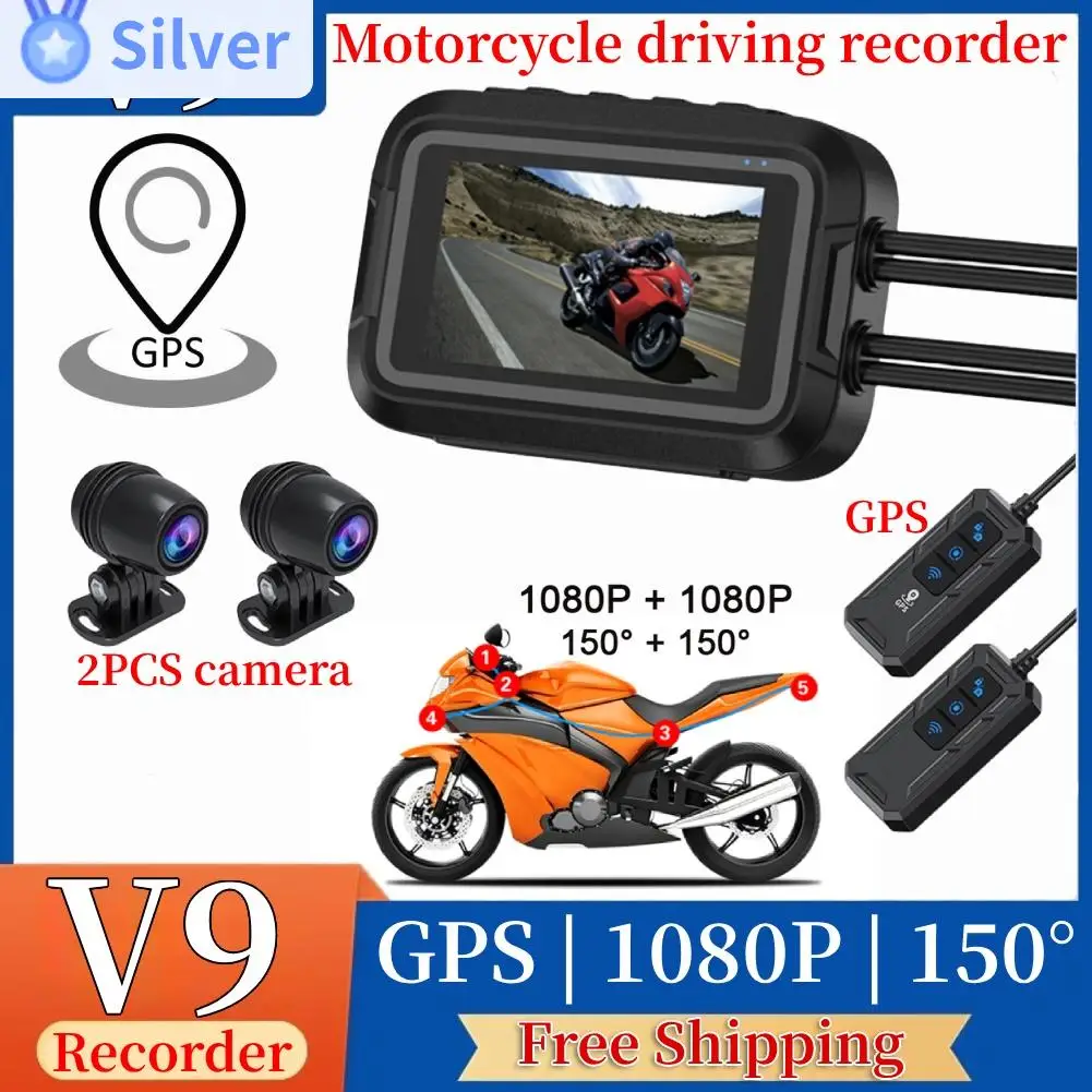 V9-Motorcycle-Dashcam-Full-HD-Dual-1080P-Front-Rear-Camera-64G ...