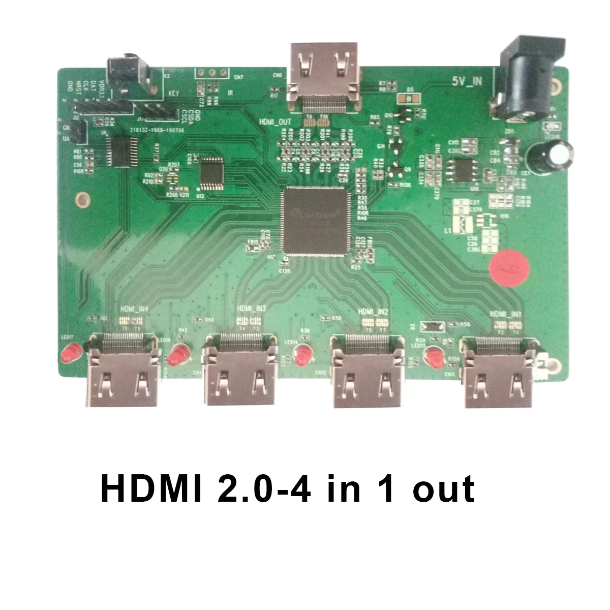 LT8641UX（Demo Board）HDMI2.0/1.4 Switch features a 4:1 switch, support ...