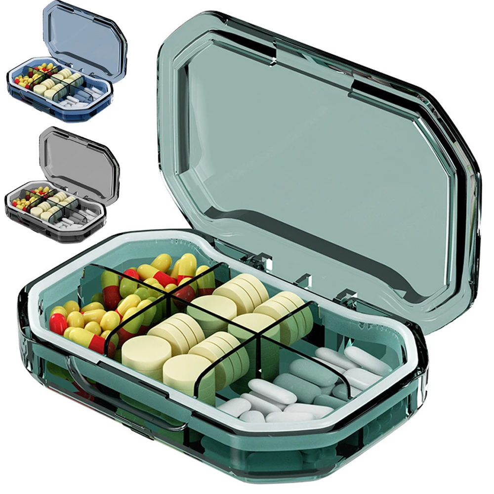 1Pcs Daily Pill Organizer Portable Pill Case,Travel Pill Organizer for ...