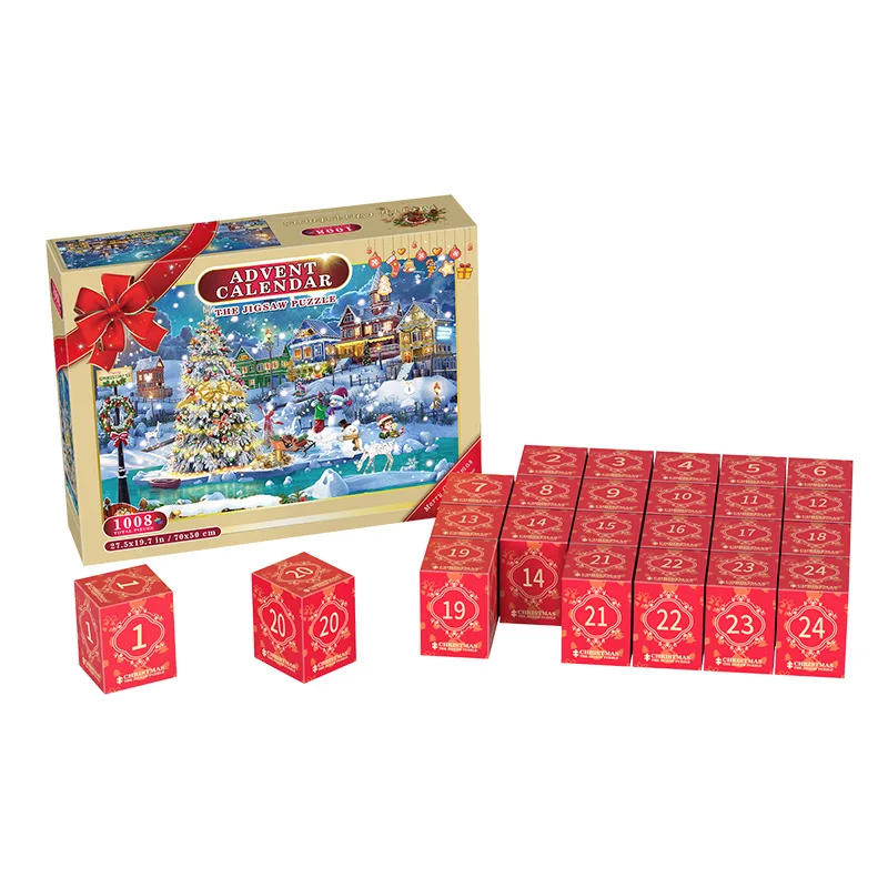 Advent-Calendar-2024-Jigsaw-Puzzle-1008-Pieces-Puzzle-24-Days-Christmas ...