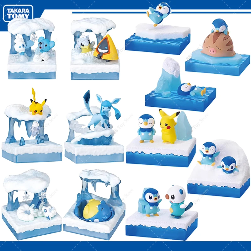 Figura-de-Pok-mon-Piplup-Vulpix-Snom-Pikachu-Oshawott-colecci-n-de ...