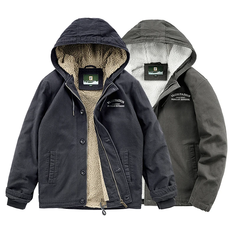 US-Hot-Sale-Mens-Fleece-Cargo-Jackets-Man-Warm-Thick-Winter-Cashmere ...