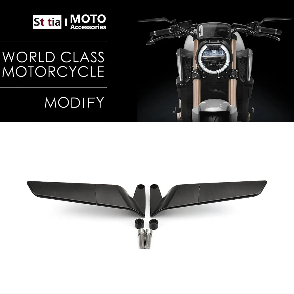 360° Adjustable Rear View Mirror Aluminum Motorcycle Universal Rearview ...