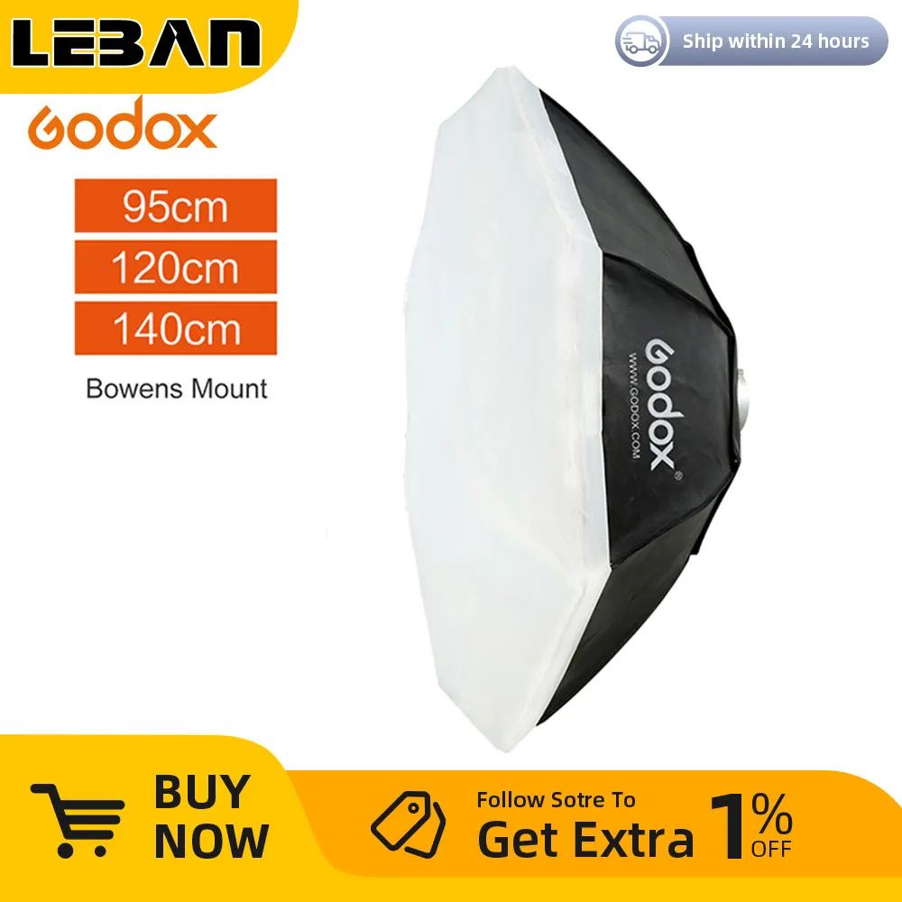 Godox-95cm-120cm-140cm-Octagon-Softbox-Flash-Speedlite-Studio-Photo ...