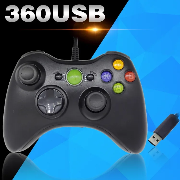 USB-Wired-Gamepad-For-Xbox-360-Controller-Joystick-For-Official ...
