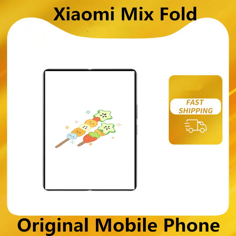 Global Rom Xiaomi Mi Mix Fold SmartPhone Snapdragon 888 Octa Core 8.01" Folded Screen 90HZ 67W ...