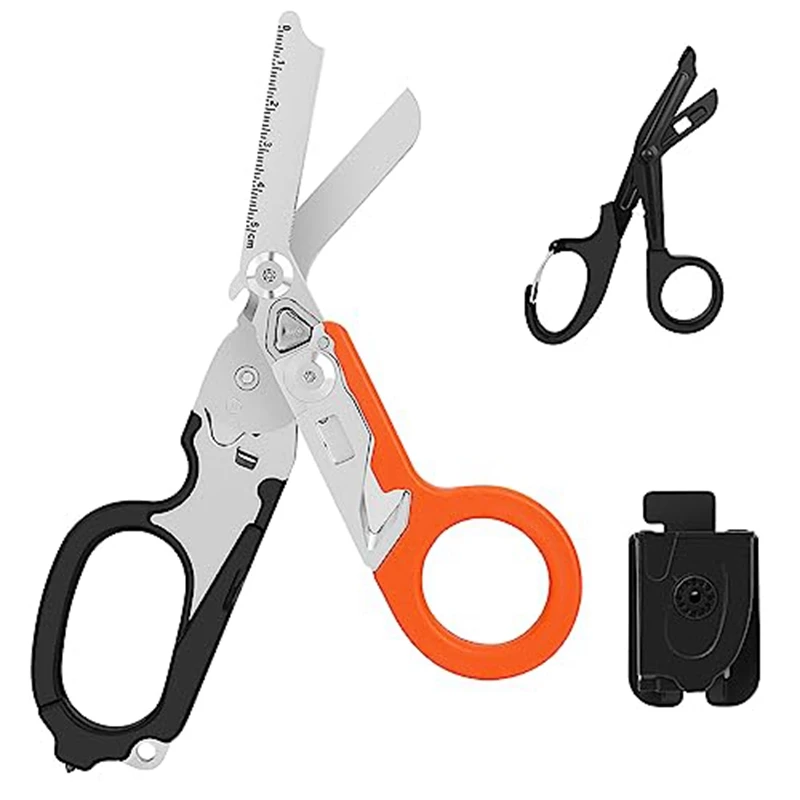6-In-1-Multi-Function-Trauma-Shears-With-Holster-Stainless-Steel ...