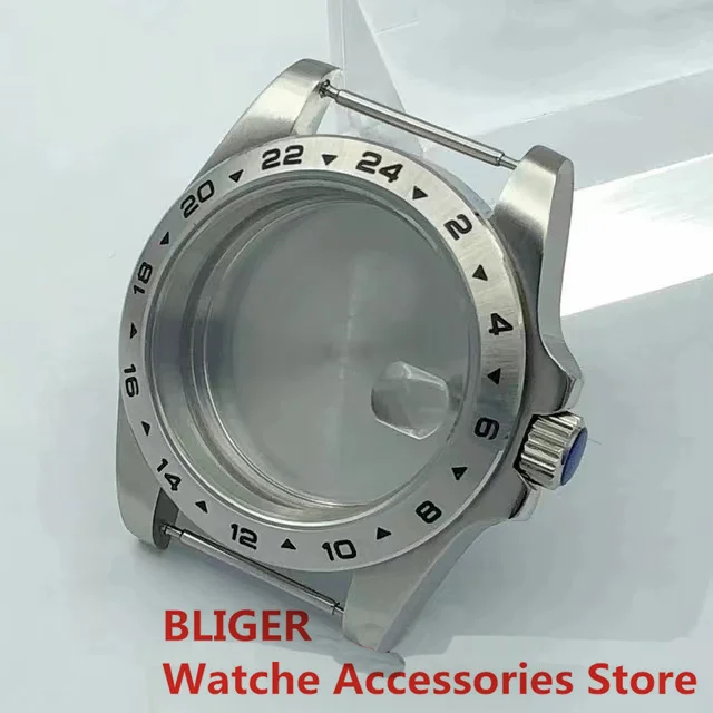 40mm Watch Case Sapphire 8215 | Bliger Watch Case Sapphire | Miyota ...