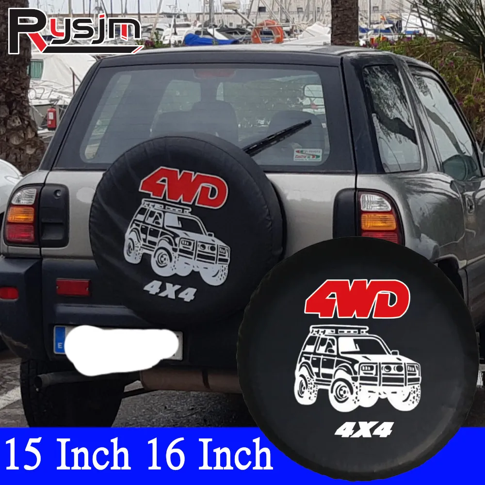Auto Car spare wheel cover Vehicle spare tyre cover Case 14 15 16 inch ...