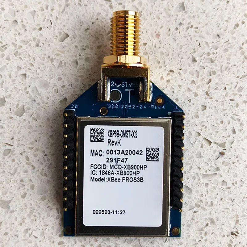 1pcs/lot XBP9B-DMST-002 imported from Digi XBee S3B 900HP wireless ...