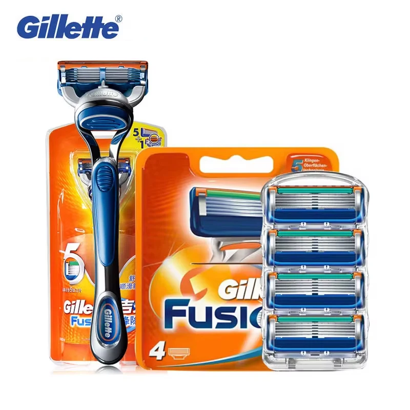 Gillette-Fusion-Razor-for-Men-Face-Hair-Beard-Shaving-Machine-Manual ...