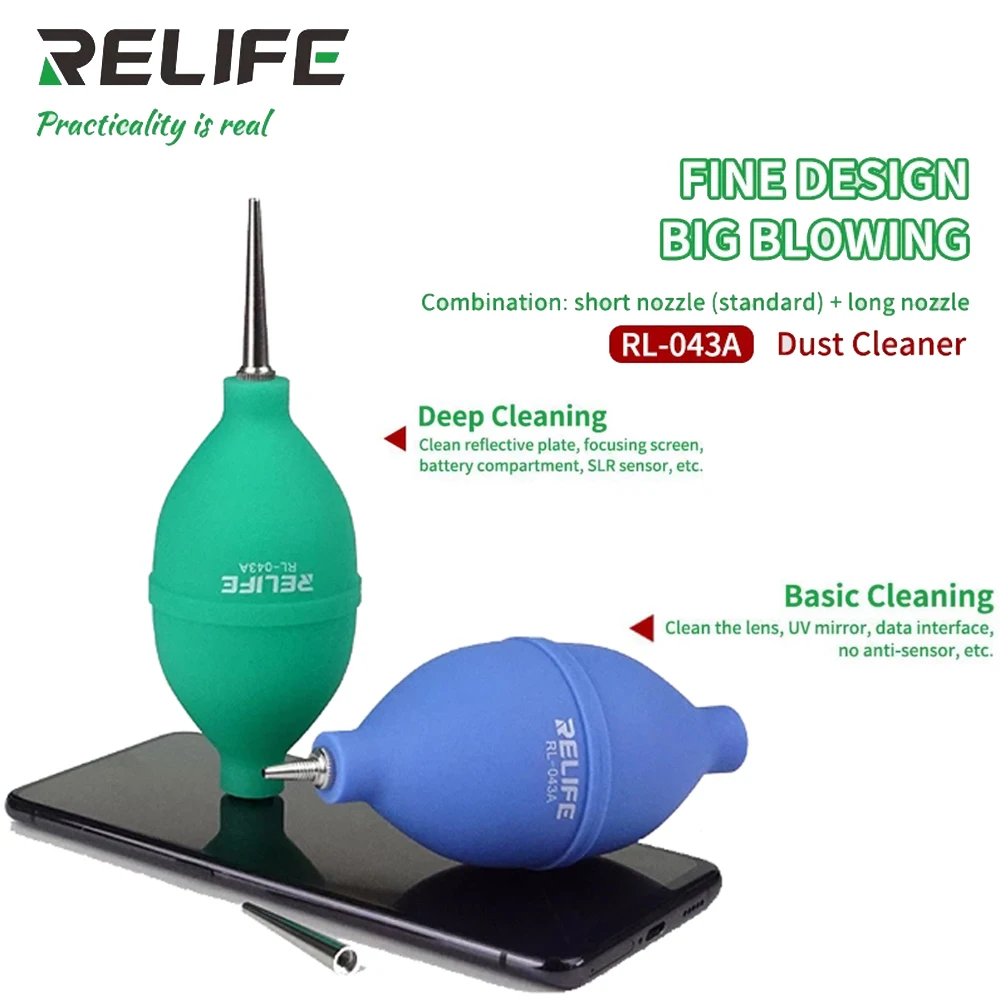 Relife-RL-043A-2-In-1-Phone-Repair-Dust-Cleaner-Air-Blower-Ball-Dust ...