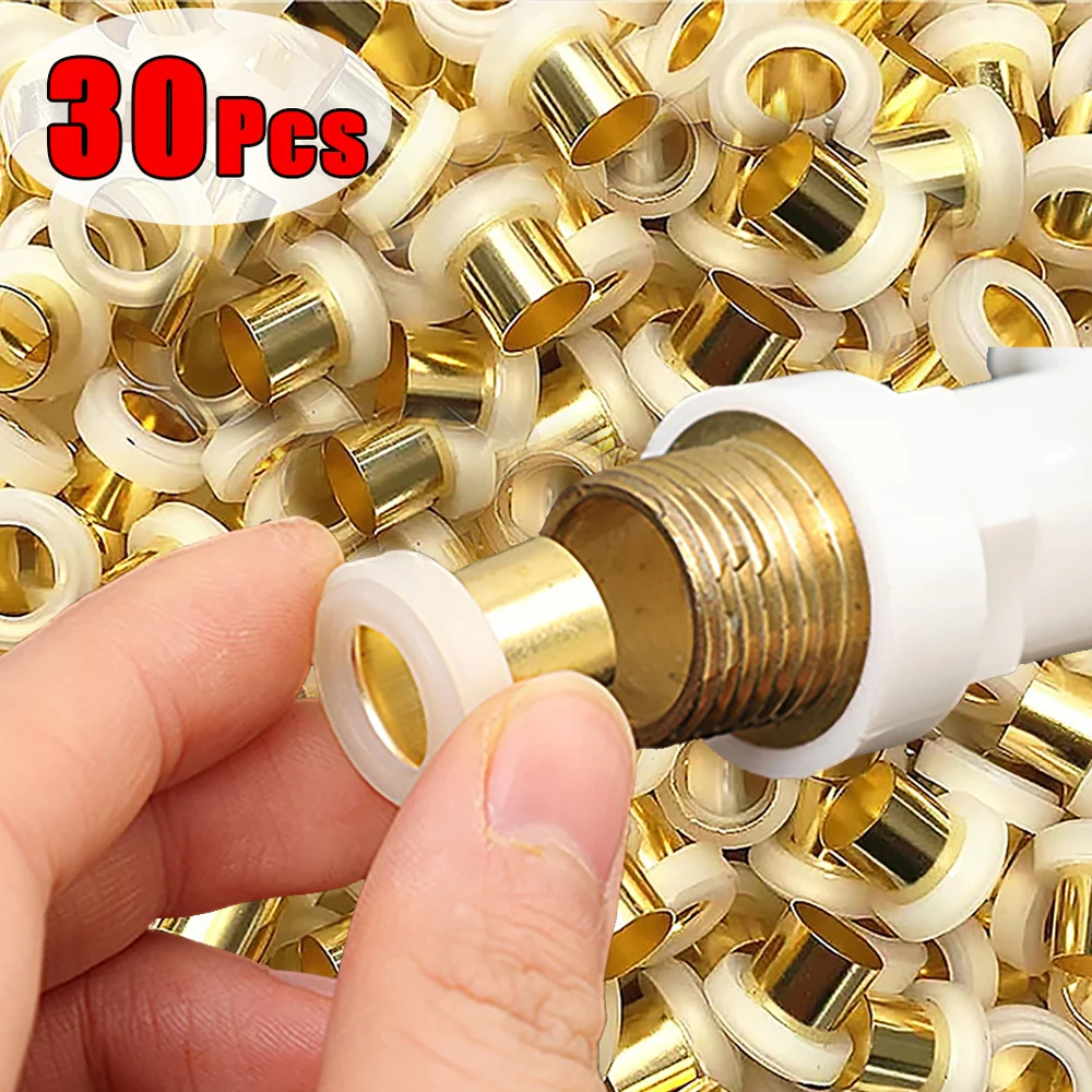30-5Pcs-Faucet-Leak-proof-Sealing-Gasket-Replaceable-Copper-Core ...