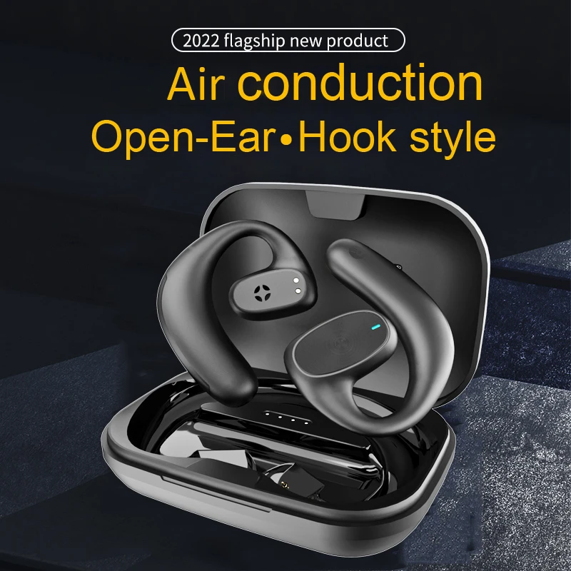 Tws Open-ear Stereo Running Bluetooth Headphones Air Conduction Quality ...