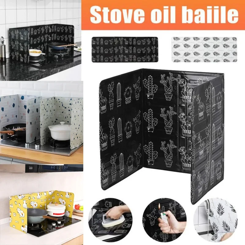 Aluminium-Foil-Foldable-Frying-Pan-Foil-Oil-Splash-Protection-Screen ...