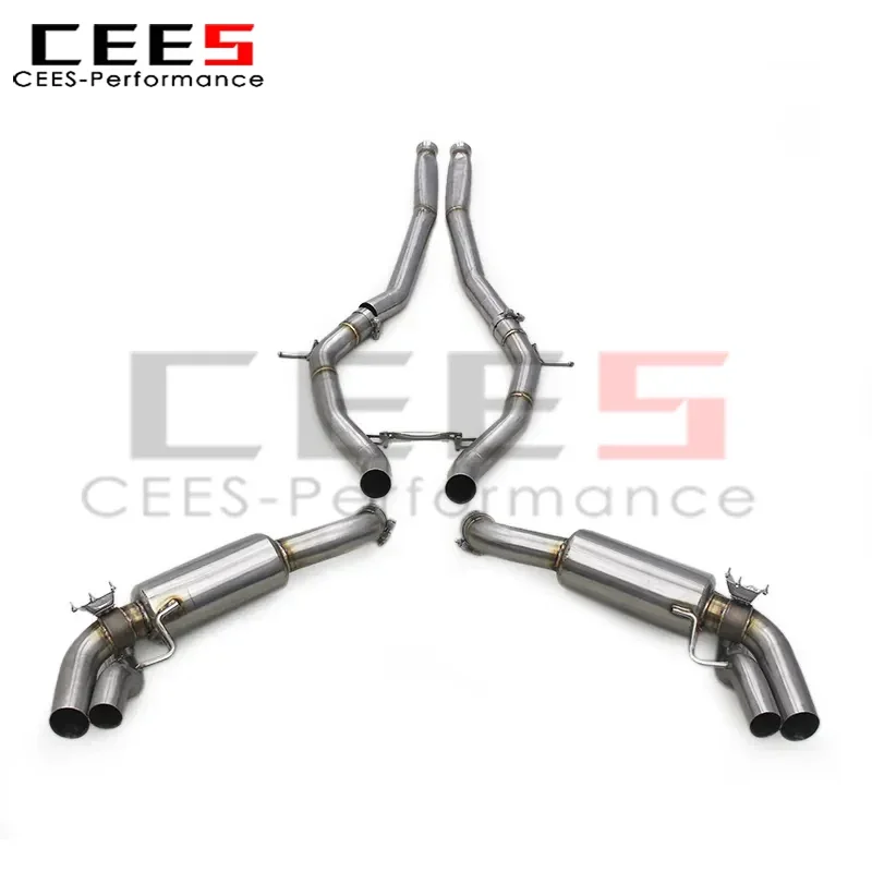 Stainless Steel CEES Racing Exhaust System for Mercedes - Benz S63 AMG ...