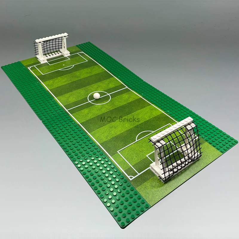 Set-Sale-MOC-Bricks-Football-Court-Baseplate-32x32-Goal-Building-Blocks ...