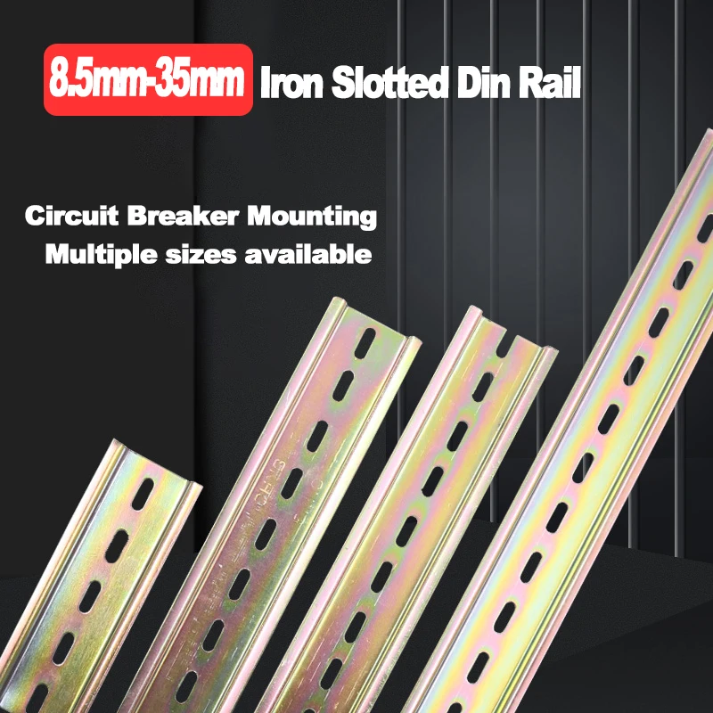 1-Pcs-8-5mm-35mm-Iron-Slotted-Din-Rail-For-Circuit-Breaker-Mounting-C45 ...