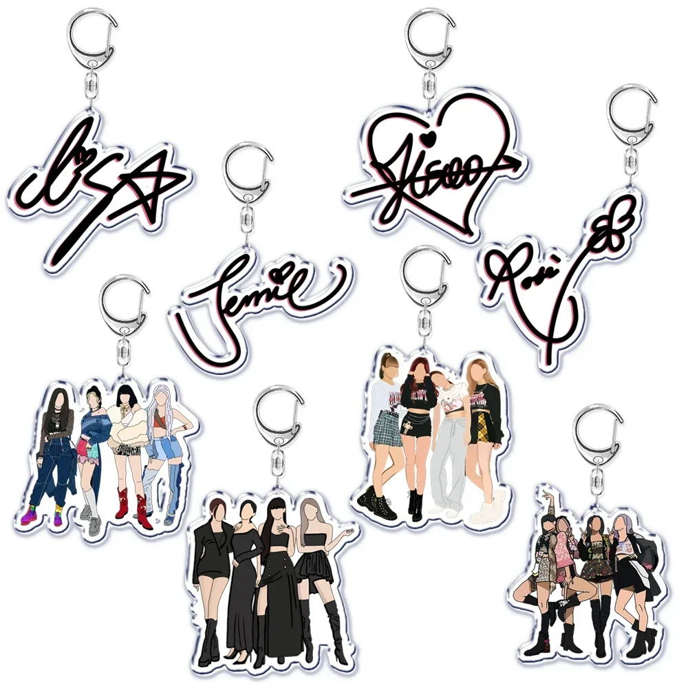 Popular-Korean-Fashion-Kpop-Girls-Band-Keychain-for-Women-Man-Bag ...