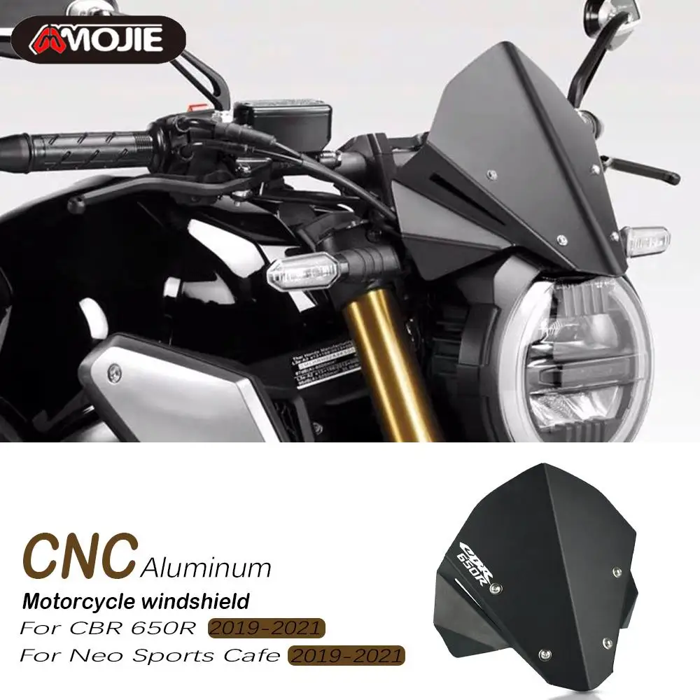 CBR650R Motorcycle Windshield Windscreen Double Bubble ABS Wind Shield ...