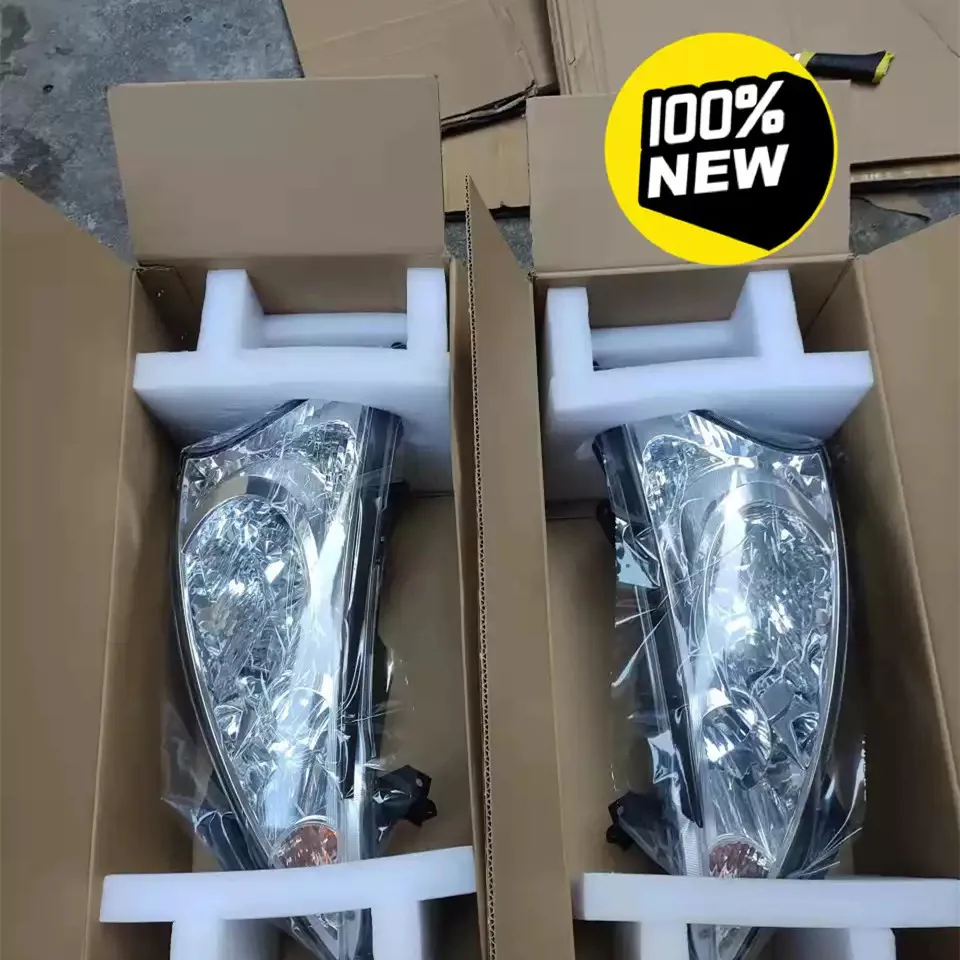 Car Front Headlight halogen Head lamp Assembly Low High Beam for ...