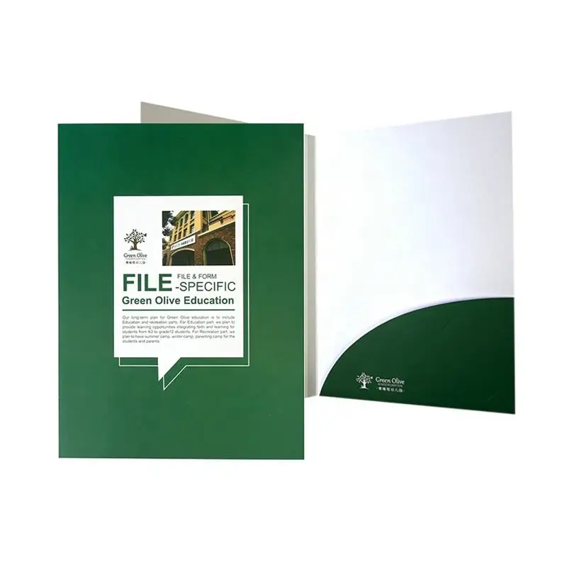 printing-personalized-design-A4-Size-pocket-folder-Paper-Presentation ...