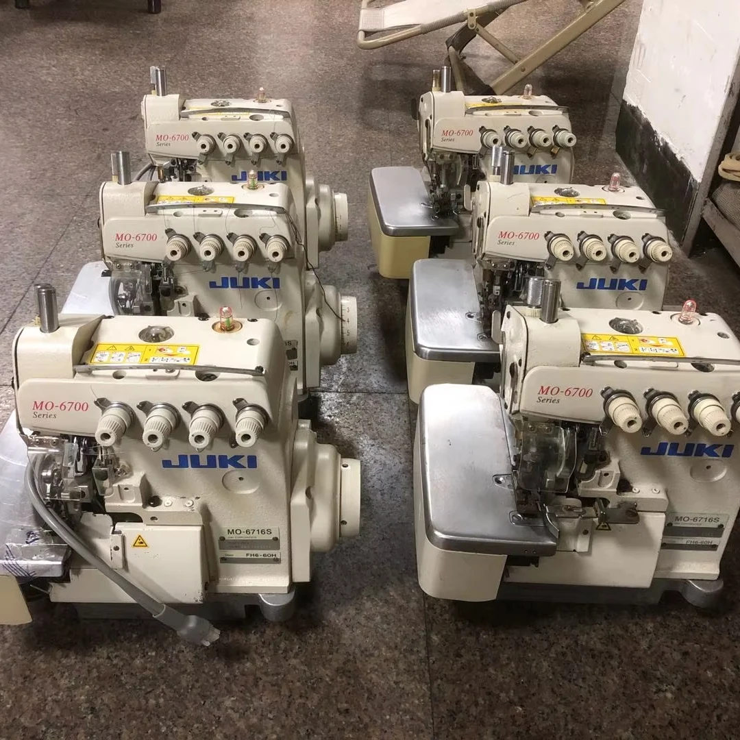 Machine à coudre surjet Juki-6714S d'occasion, bon état, 4 fils ...