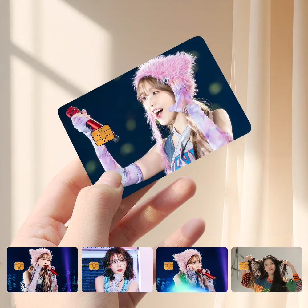 Female Star IU Card Stickers Credit Card Protector Stickers Resist ...