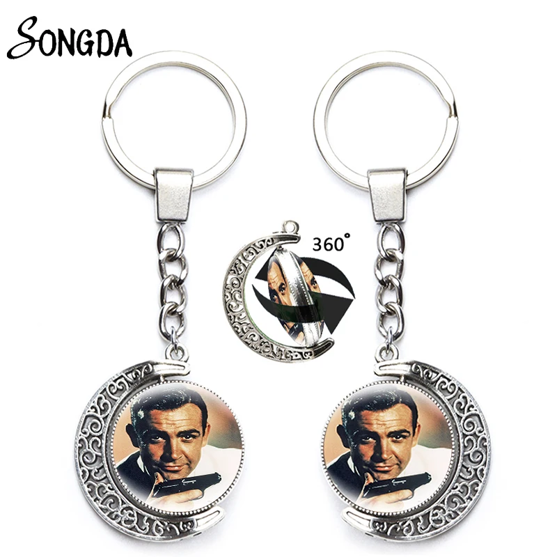 Classic British Legend James Bond 007 Keychains Pendant Holder James ...