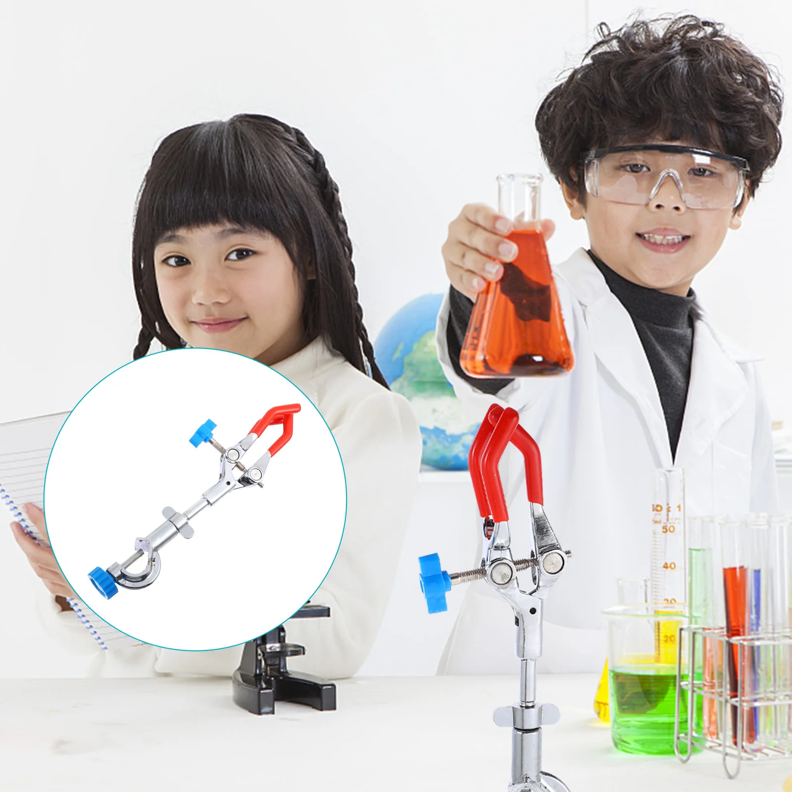 Lab-Clip-3-Prong-Laboratory-Retort-Stand-Clamp-Finger-Flask-Test-Tube ...