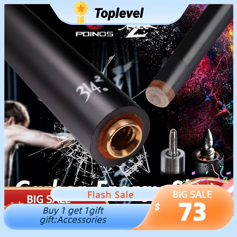 Preoaidr 3142 Poinos Carbon Maple Single Shaft Billiard Pool Cue Stick ...