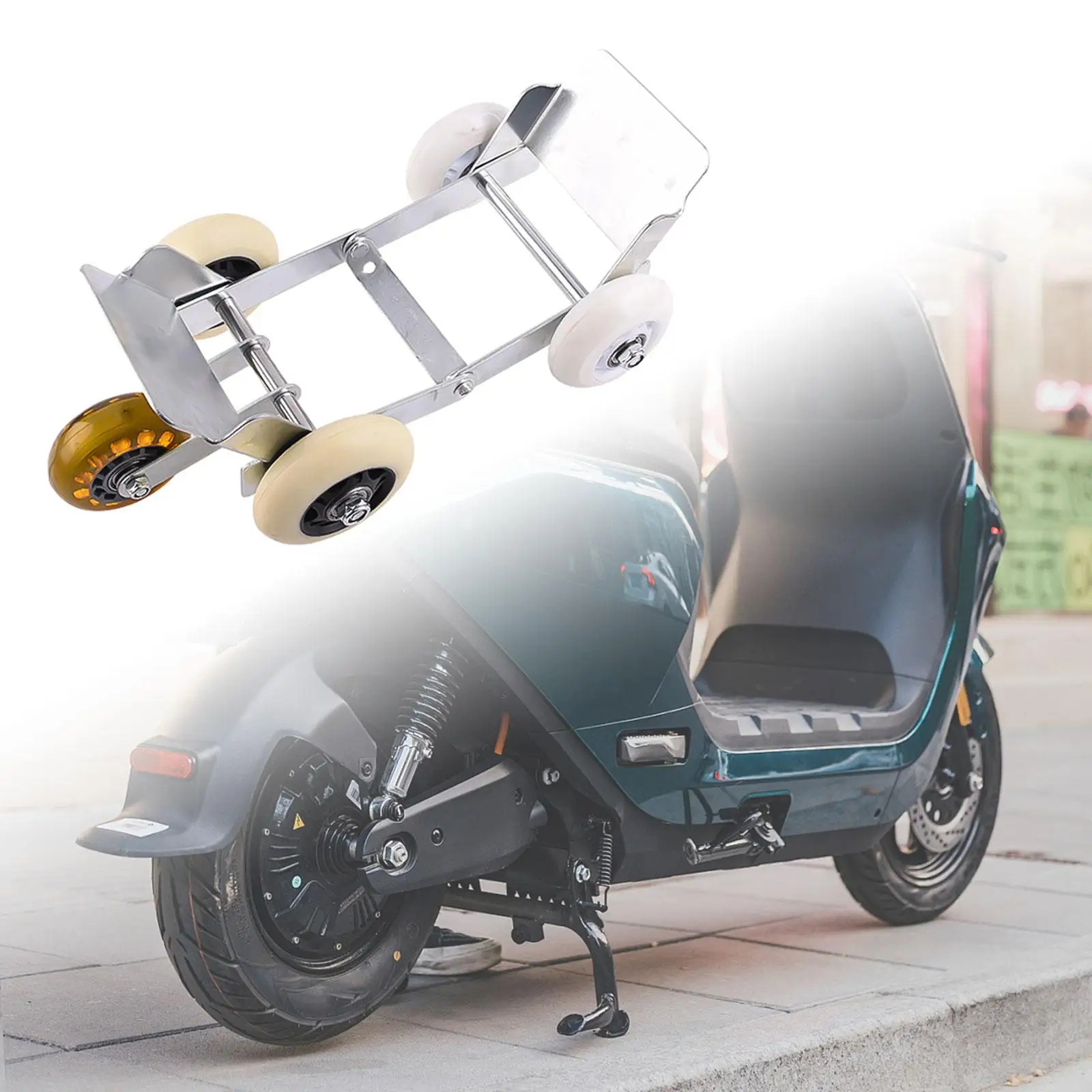 Motorcycle-Scooters-Flat-Tire-Booster-Trolly-Tires-Protector-Rubber ...